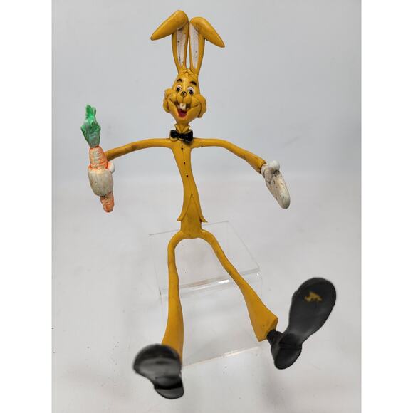 Rubber Bendable Bunny | Toys | Vintage Easter Unlimited 2 Rubber ...